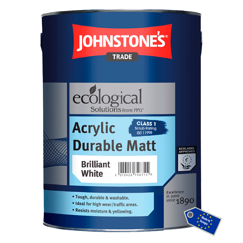 JOHNSTONE ACRYLIC DURABLE MATT – Водорастворимая матовая краска для ...